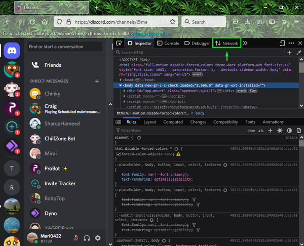 Obtaining Discord Token
